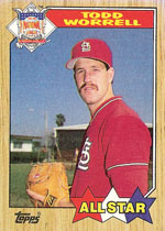 Todd Worrell holds elite status as Cardinals rookie | RetroSimba