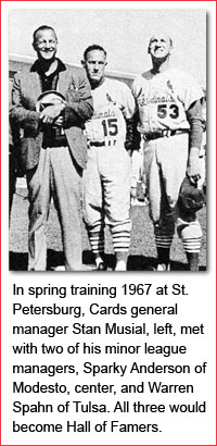 Cardinals boosted managing career of Sparky Anderson | RetroSimba