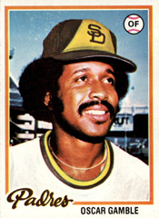 Oscar Gamble: Prominent Padres production vs. Cardinals | RetroSimba